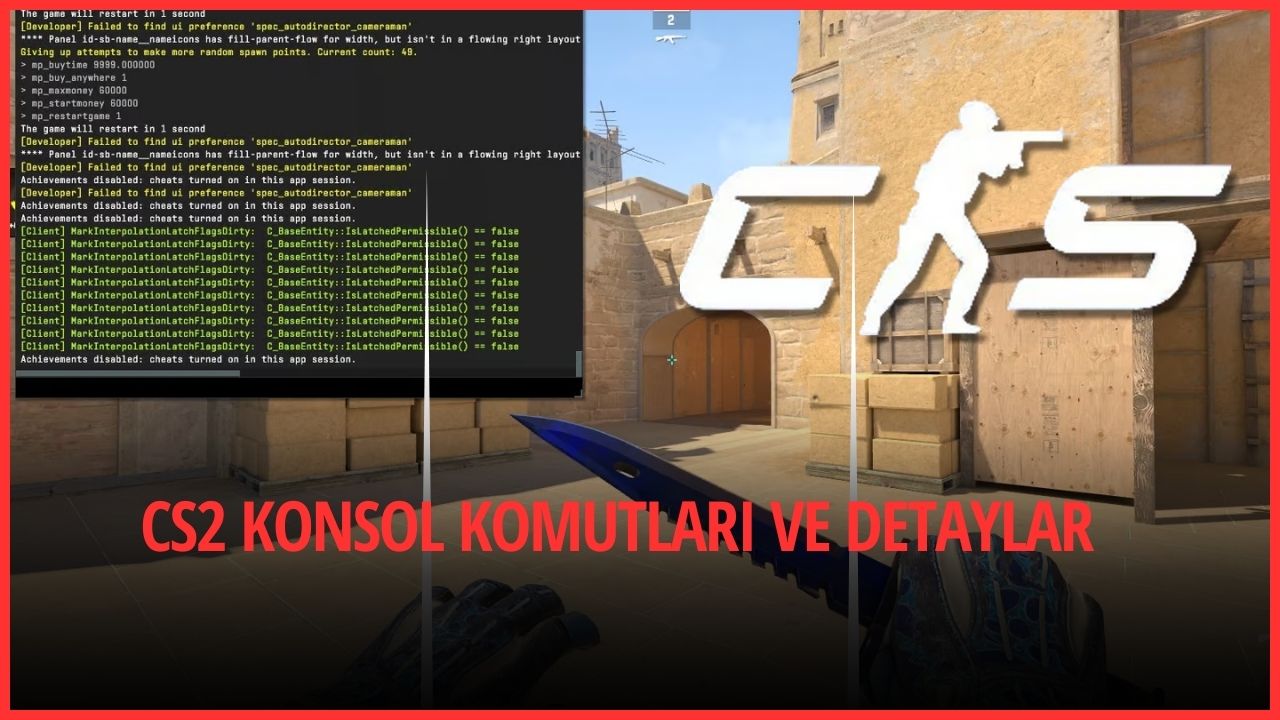 CS2 Fps gösterme komutu kodu nedir? CS2 konsol komutları