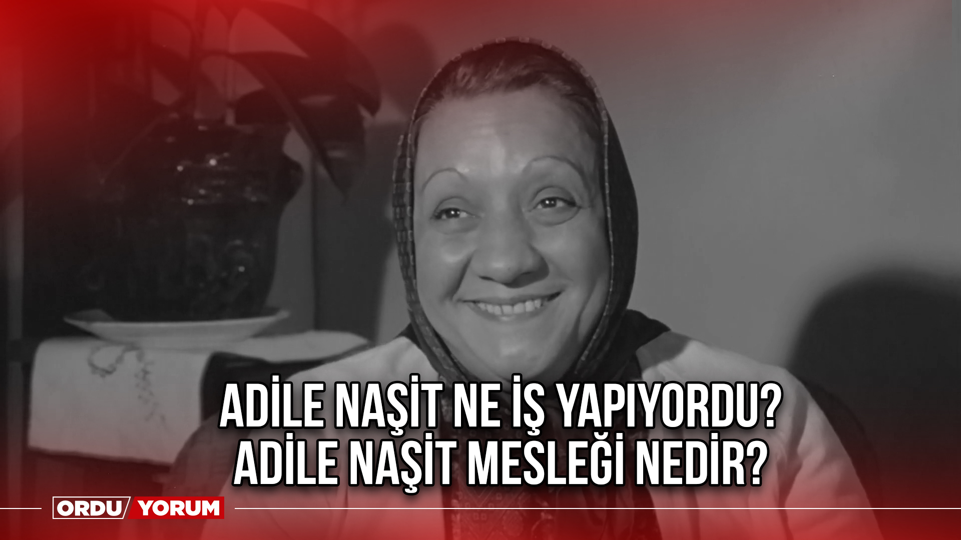 Adile Naşit ne iş yapıyordu? Adile Naşit mesleği nedir?
