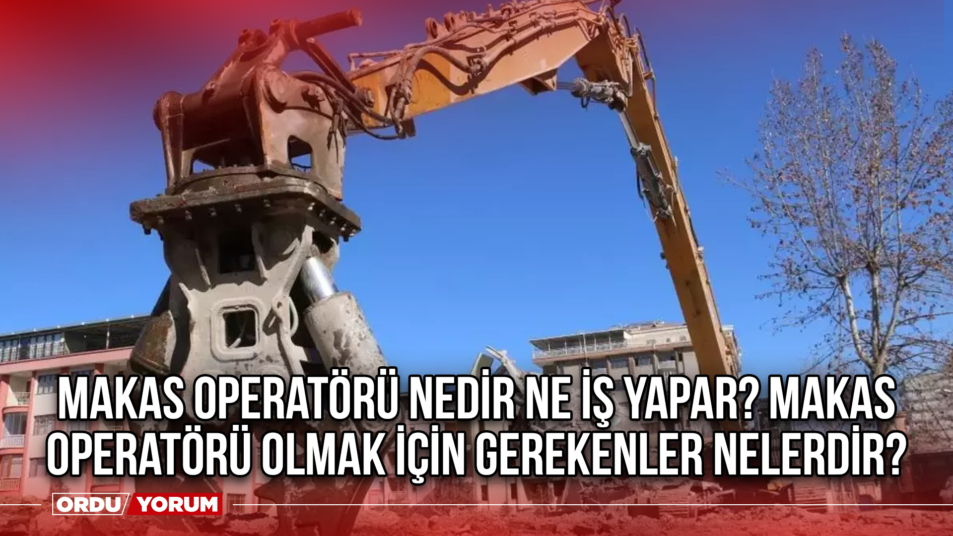 Makas operatörü nedir ne iş yapar? Makas operatörü olmak için ...