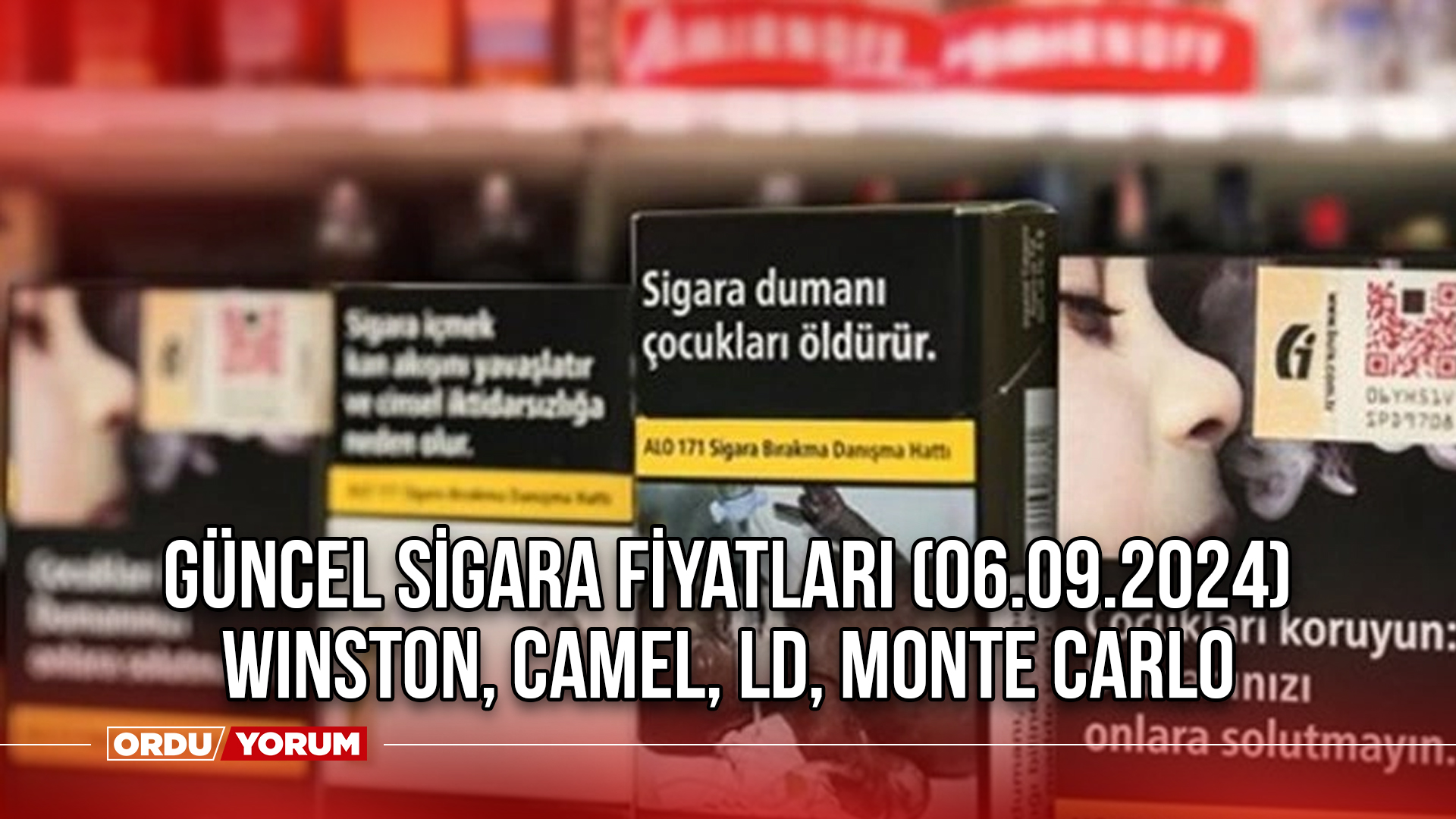 Güncel sigara fiyatları (06.09.2024) Winston, Camel, LD, Monte Carlo ...