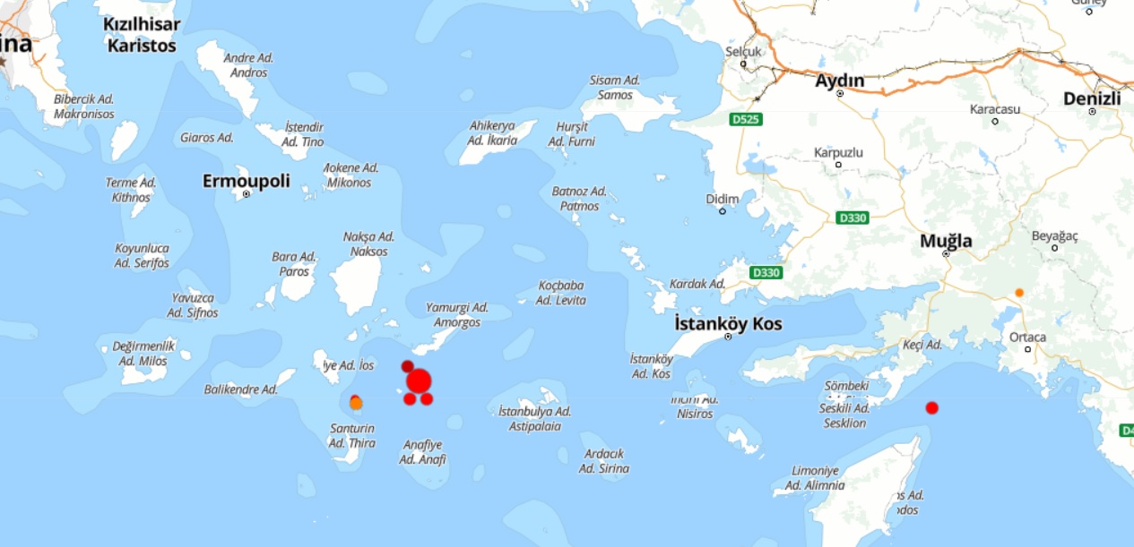 Son Dakika: AFAD DUYURDU: Ege Denizi'nde Korkutan Deprem! - Ordu Yorum